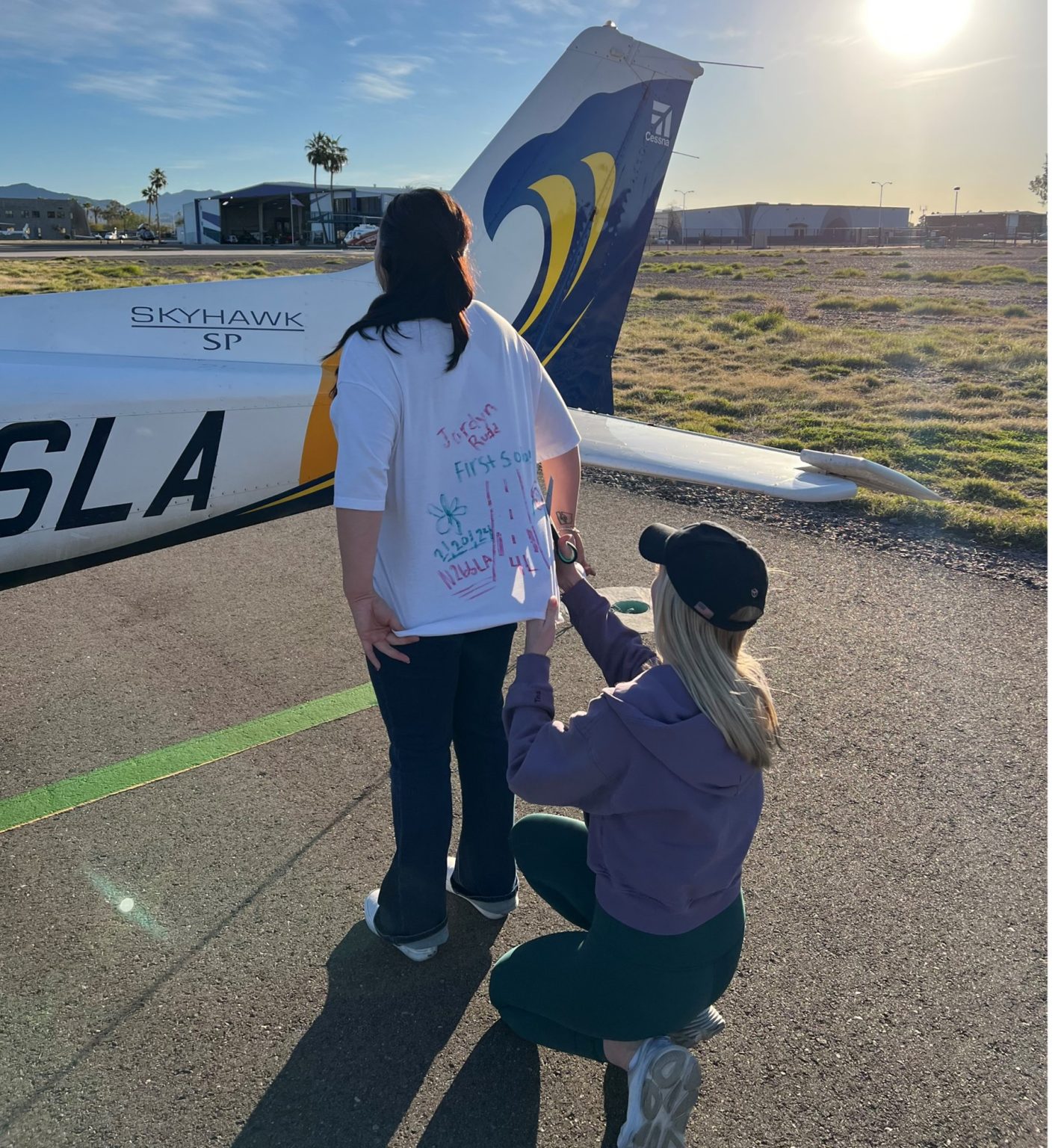 First Solo Flight Student Pilot Tradition - Leopard Aviation